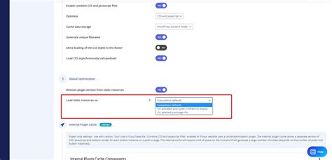 How To Make Additional Optimizations Over The Plugin Static Resource