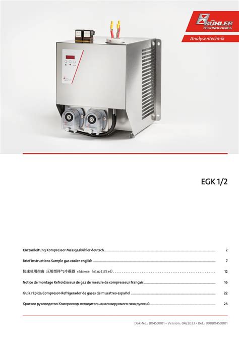 buhler egk 1 2 brief instructions pdf download manualslib
