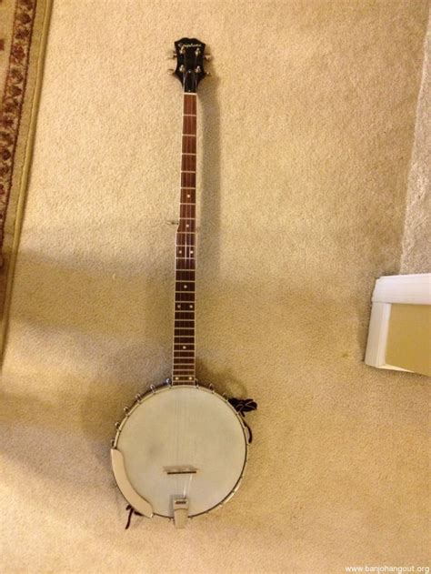 Epiphone Seeger Folk Style Long Neck 5 String Open Back Banjo Used Banjo For Sale At