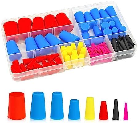 Amazon Com BESULEN 100Pcs Silicone Rubber Tapered Plug 1 16 To 5 8 Universal 8 Size High