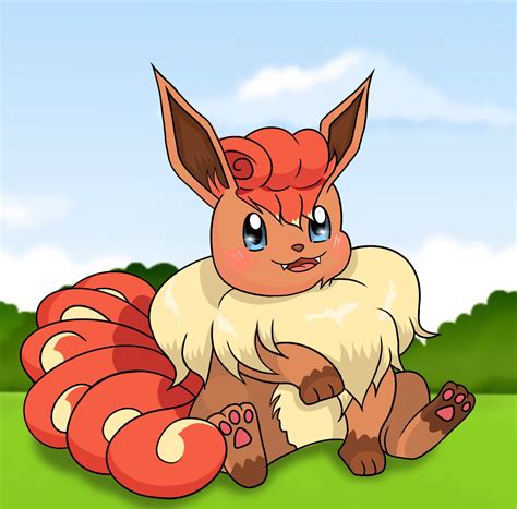 Vulpix And Eevee Love