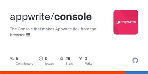 Appwriteconsole The Console That Makes Appwrite Tick From The Browser