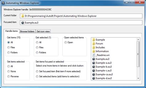 Automating Windows Explorer Autoit Example Scripts Autoit Forums