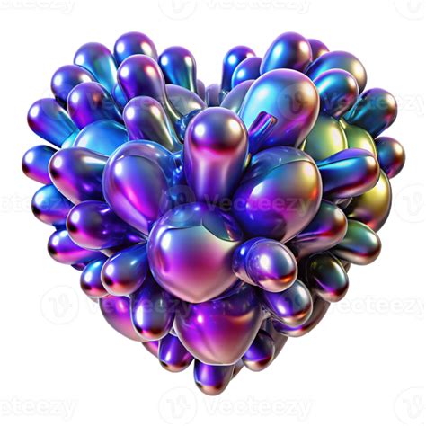 Serene Abstract A Swarm Of Nanobots Forming The Shape Of A Human Heart