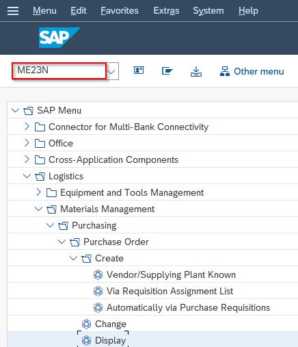 How To Create Purchase Order In SAP
