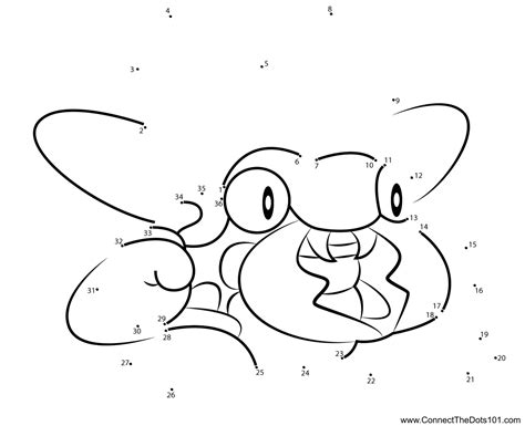 Bugzzy Kirby Dot To Dot Printable Worksheet Connect The Dots