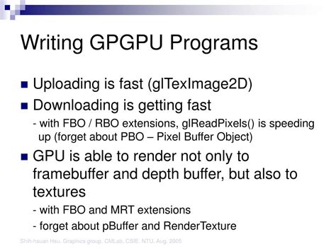 Ppt Gpgpu Programming Powerpoint Presentation Free Download Id537080