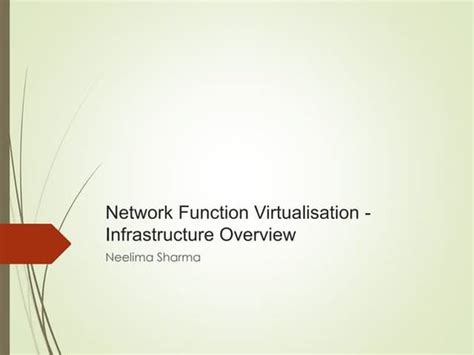 Network Function Virtualization Ppt