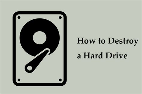 A Guide On How To Destroy A Hard Drive In Computer