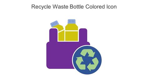 Recycle Waste Bottle Colored Icon In Powerpoint Pptx Png And Editable Eps Format PPT PowerPoint