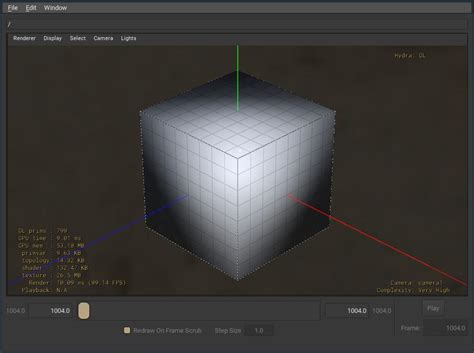 Usdview Record Ignores Subd Normals Hydra Alliance For Openusd