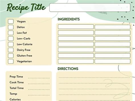 7 editable cookbook templates free download word pdf powerpoint