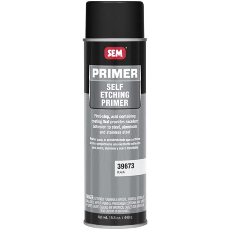 Sem Black Self Etching Primer 15 5 Oz Aerosol 39673