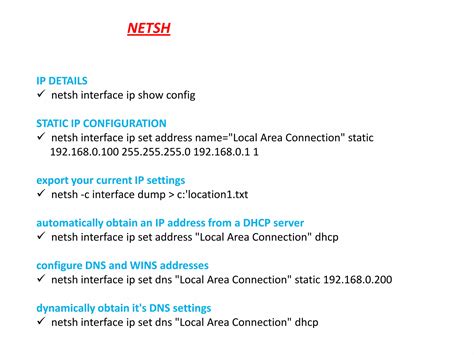 Configure Ip Address In Command Mode Ppt