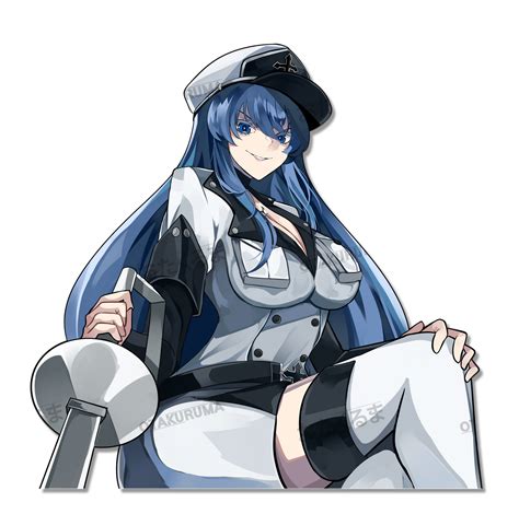 Anime Peeker And Stickers Akame Ga Kill Esdeath Otakuruma