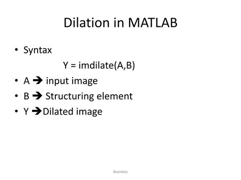 Dilation And Erosion Pptx