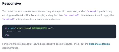 Bug Responsive Wariant Of Break Word · Issue 4340 · Tailwindlabstailwindcss · Github