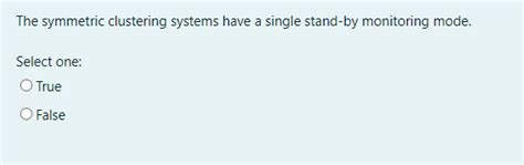 solved the symmetric clustering systems have a single