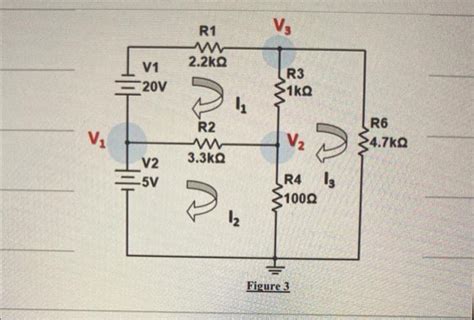 Solved Solve Using Node Voltage And Using Mesh Current