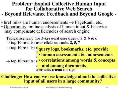 ppt 4 exploiting click streams and query logs powerpoint presentation