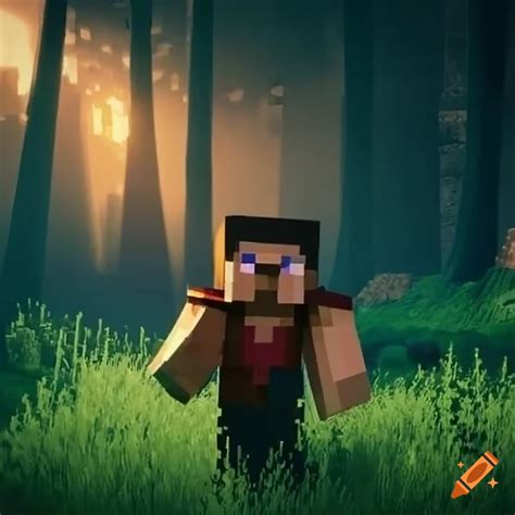 Minecraft Experience On Craiyon