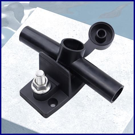 12 48v Dual Power Stud Cable Connectors One Black One Red Insulator M10