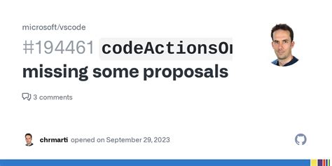 `codeactionsonsave` Missing Some Proposals · Issue 194461 · Microsoft