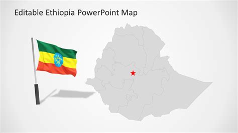 Editable Ethiopia Map Template For PowerPoint SlideModel