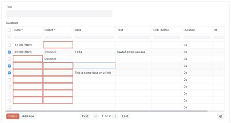 table field vs datatable field frappe framework frappe forum