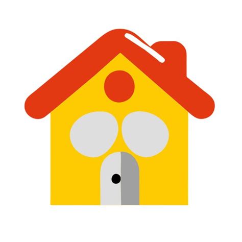 Premium Vector Home Icon Colored Shapes