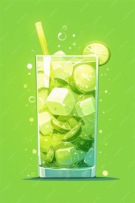 Premium Vector Cool And Refreshing Honeydew Cucumber Juice