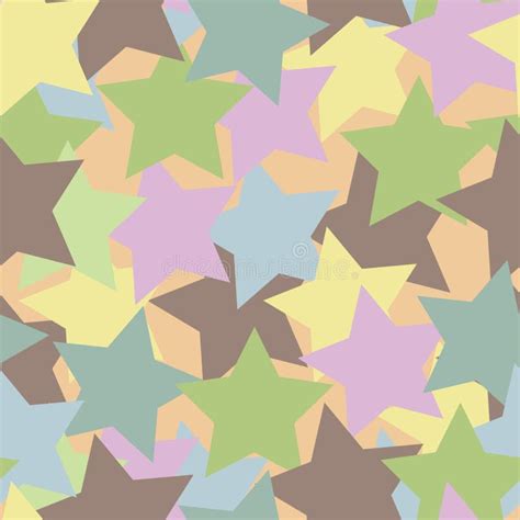 Colored Stars Background Stock Vector Illustration Of Green 18544078