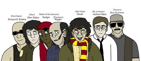 Horror Movie Characters Drawings