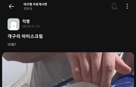 혐 개구리 아이스크림 유머 움짤 이슈 에펨코리아
