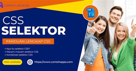 Belajar Selektor CSS Jenis Kombinasi Dan Contohnya Contoh Aplikasi