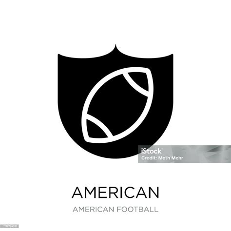 흰색 바탕에 미식 축구 팀 엠 블 럼 아이콘 벡터 미식 축구 팀 엠 블 럼 유행 가득 미식 축구 컬렉션에서 아이콘 경쟁에 대한 스톡 벡터 아트 및 기타 이미지 Istock