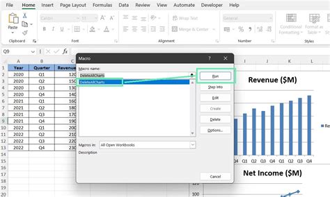 Remove All Charts From Your Worksheet Downloadable Template