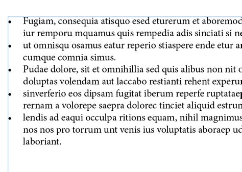 Solved Aligning Text On Bullet And Numbered Lists Adobe Product
