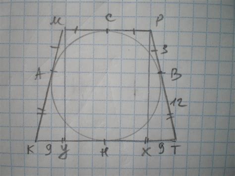 У рівнобічну трапецію вписано коло точка дотику якого з бічною