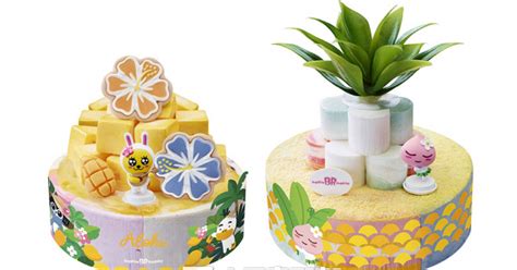 배스킨라빈스 알로하 망고and파인애플 아이스크림 케이크 출시