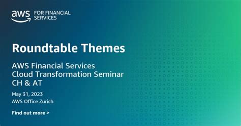 Siddharth N On Linkedin Aws Financial Services Cloud Transformation Seminar Ch And At
