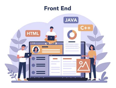 Frontend Development Concept Website Interface Design Improvement