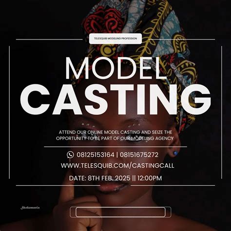 Telesquib Models Casting Calls 2025 Telesquib Modeling Profession