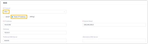 Configure A Static IPv4 Address