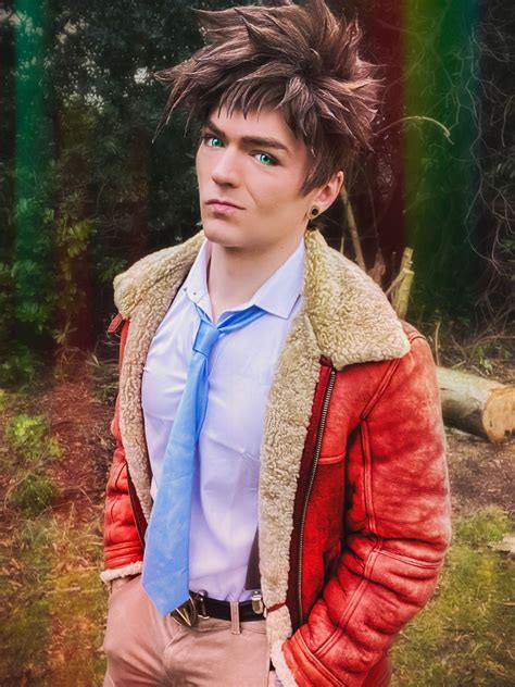 Joseph Joestar Cosplay With Red Jacket From Jojos Bizarre Adventure