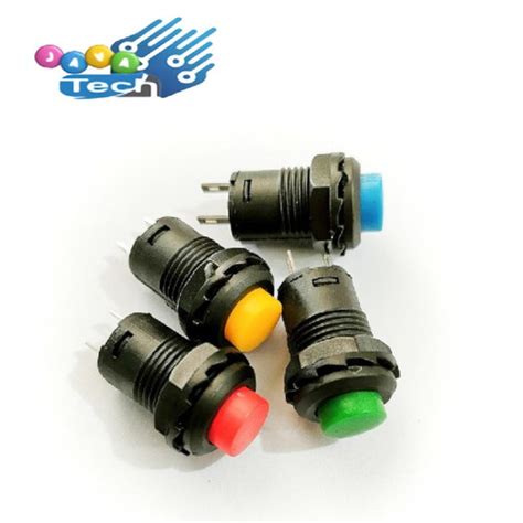 Jual Saklar Push On Release Off Momentary Switch Push Button 2 Kaki