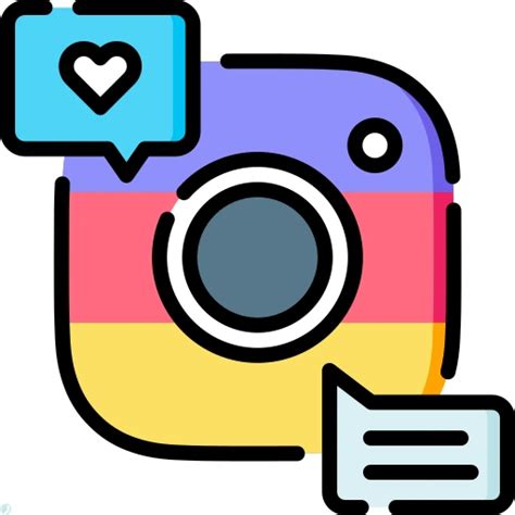 دانلود آیکون اینستاگرام استایل خطی رنگی با فرمت Png