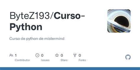 Github Bytez Curso Python Curso De Python De Mistermind
