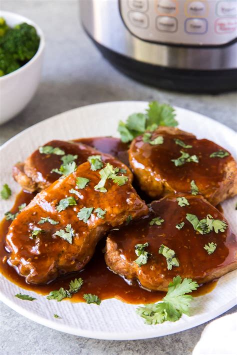 Instant Pot Pork Chops With Honey Garlic Sauce Kristines Kitchen