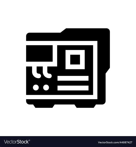 Computer Hardware Icon Royalty Free Vector Image